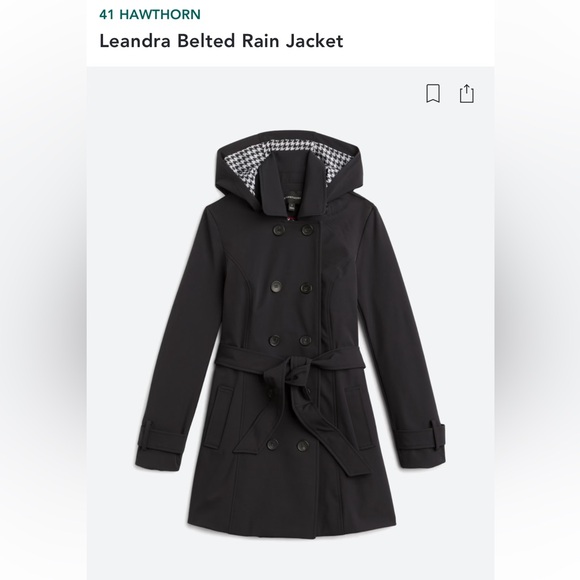 41 Hawthorn | Jackets & Coats | 4 Hawthorne Leandra Belted Rain Jacket ...